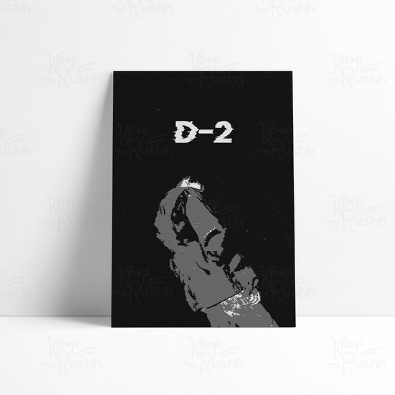 Digital Printable Agust D D-2 Album Art Poster Dark BTS Suga - Etsy ...