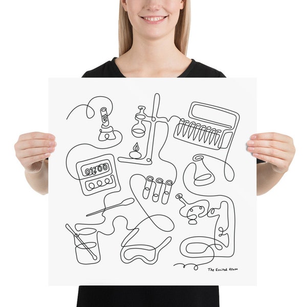 Biology Line Art - Etsy