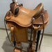 Western Natural Leather Hand Basket Tooled Roper Wade Saddle by ...