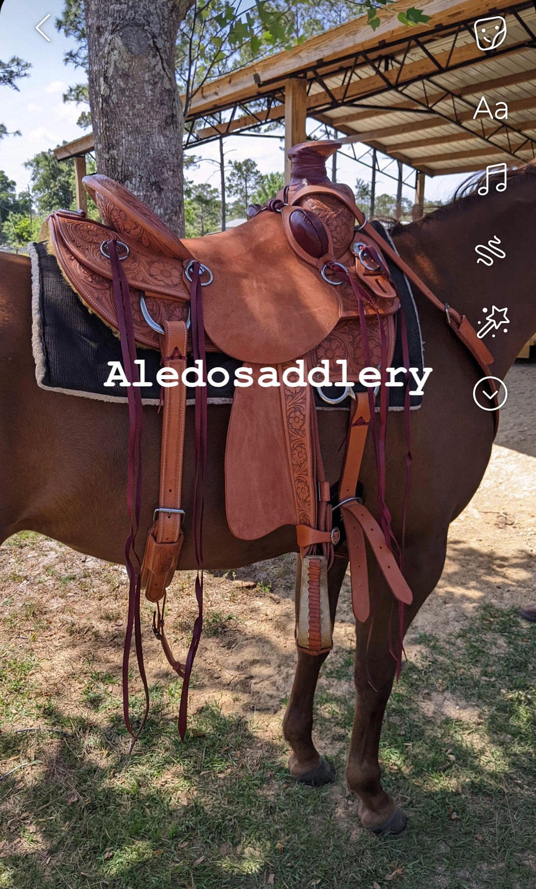 Western Natural Strip Down Leather Roper Wade Saddle by Aledosaddlery ...