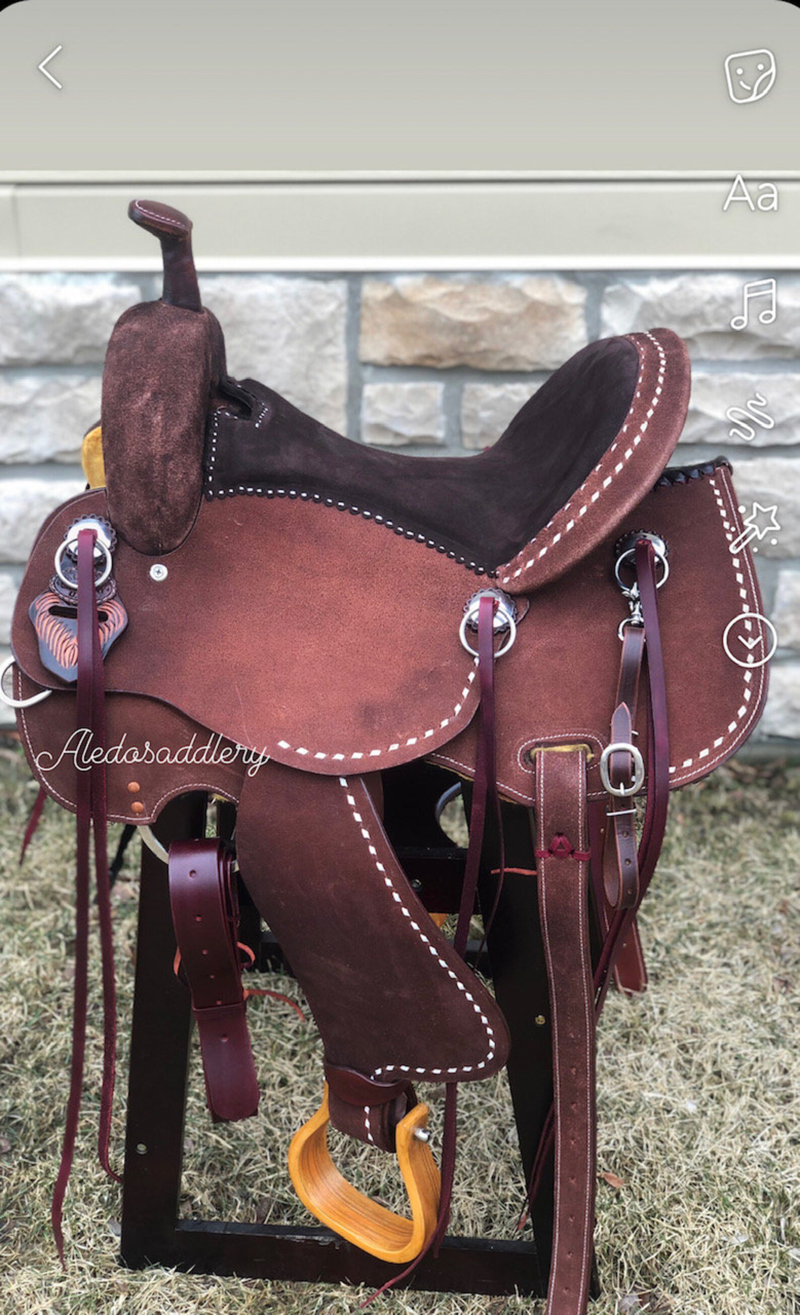 Western Brown Strip Down Barrel Racer Saddle With Hand Buck Stitched - Etsy