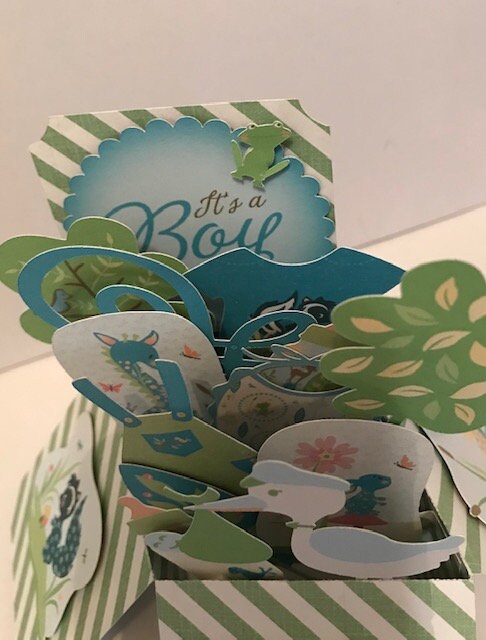 IT'S A BOY Pop-up Box Card - Etsy