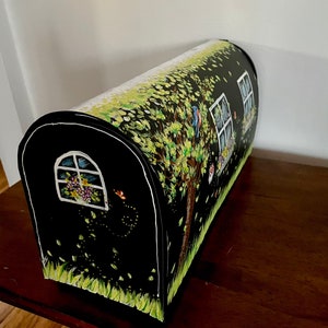 Decorated Hand-painted Mailbox personalized, Customized, Beautiful ...