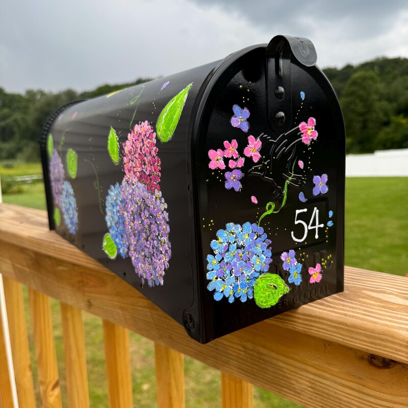 Painted Mailbox - Etsy