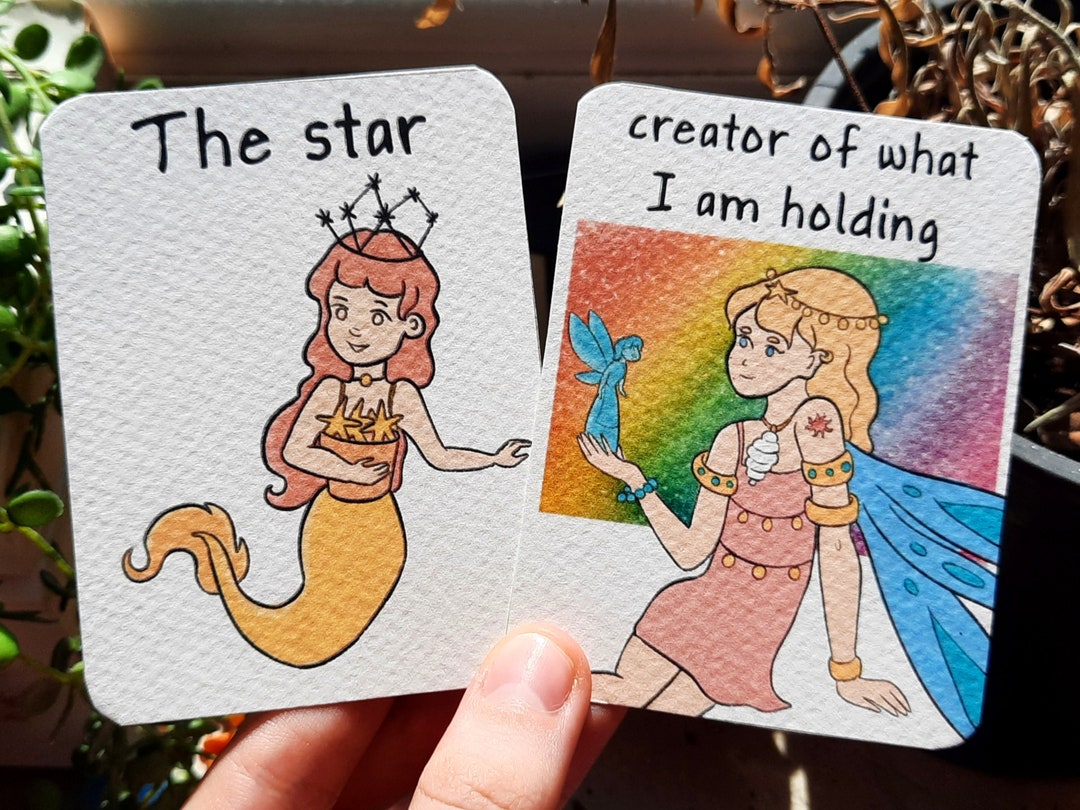 Fairies and Mermaids Deck| Oracle Tarot Witch Indie Cute Deck ...