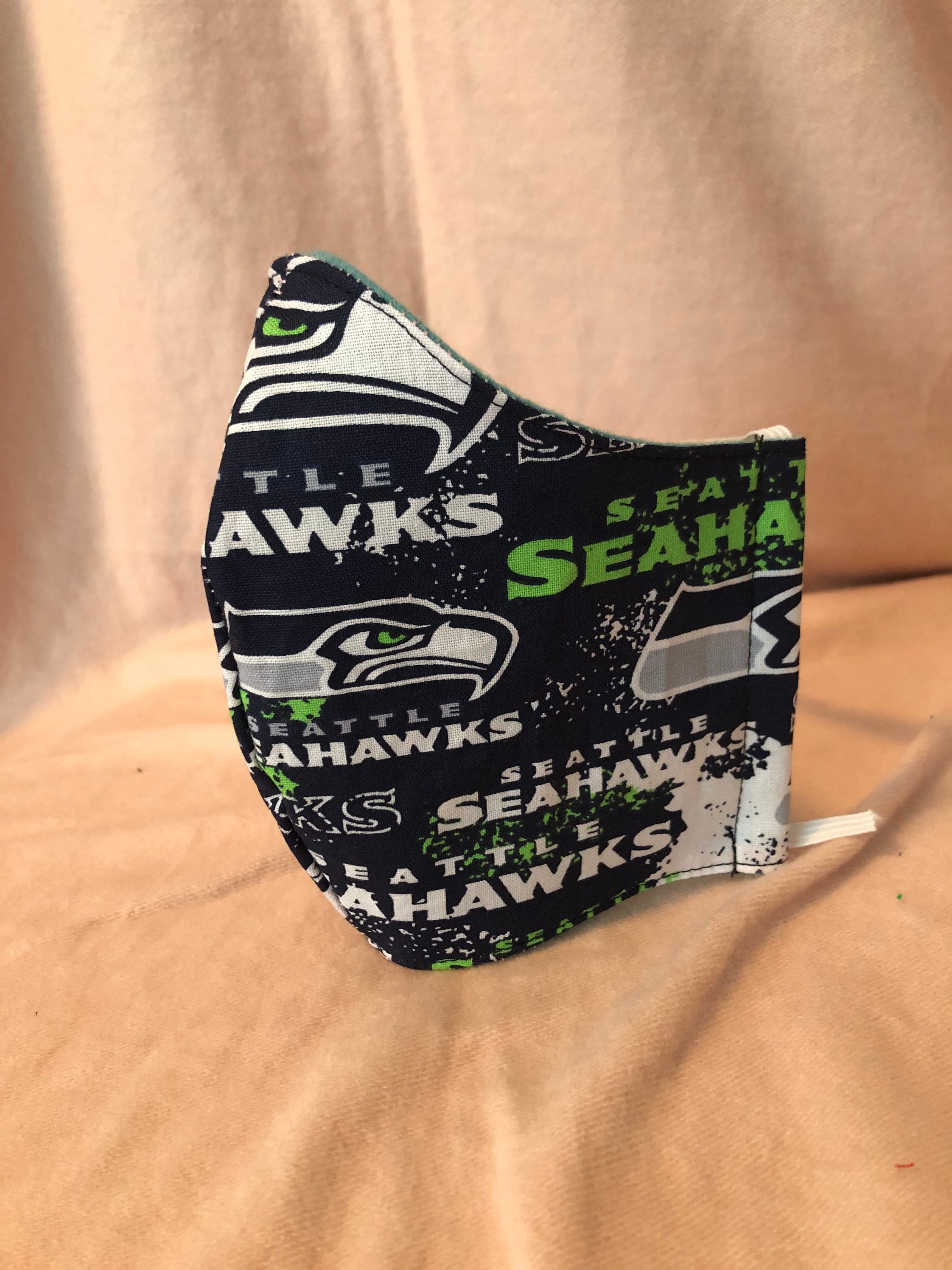 Seahawks Contoured Mask - Etsy