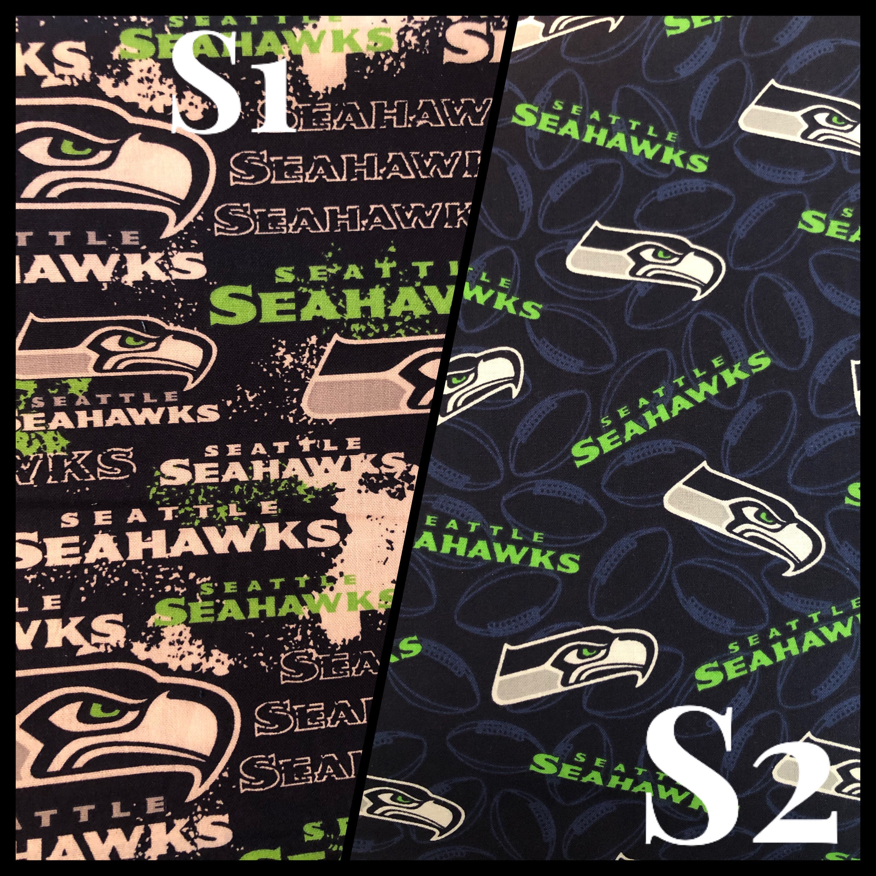Seahawks Contoured Mask - Etsy