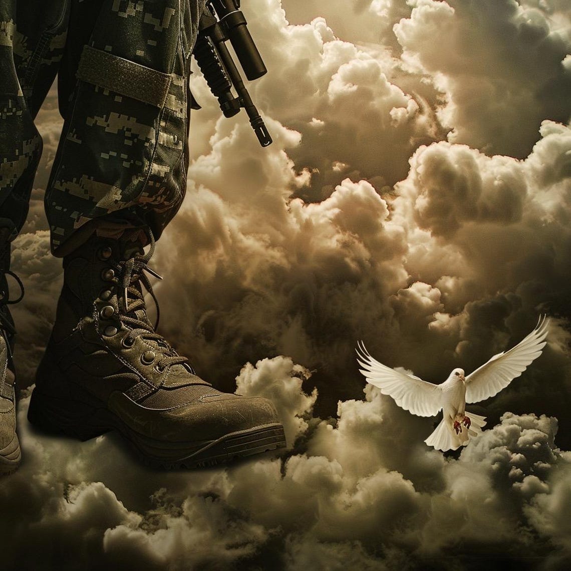 Veteran's Heavenly Sky PNG | Military Memorial Background (2 Downloads ...