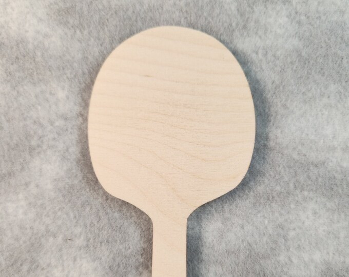Ping Pong Paddle Shape Laser Cut Unfinished Wooden Cutout Shape - Etsy