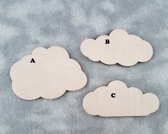 Wooden Cloud Cutout - Etsy