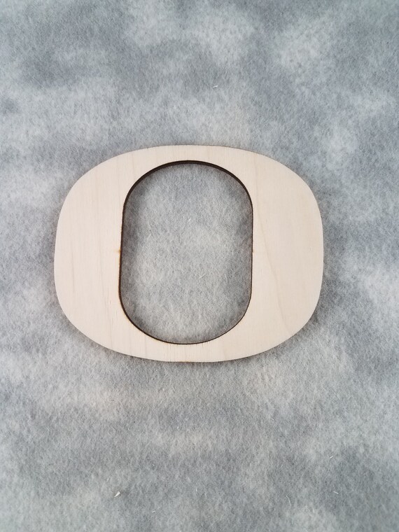 Letter O Shape Laser Cut Unfinished Wooden Cutout Shape | Etsy