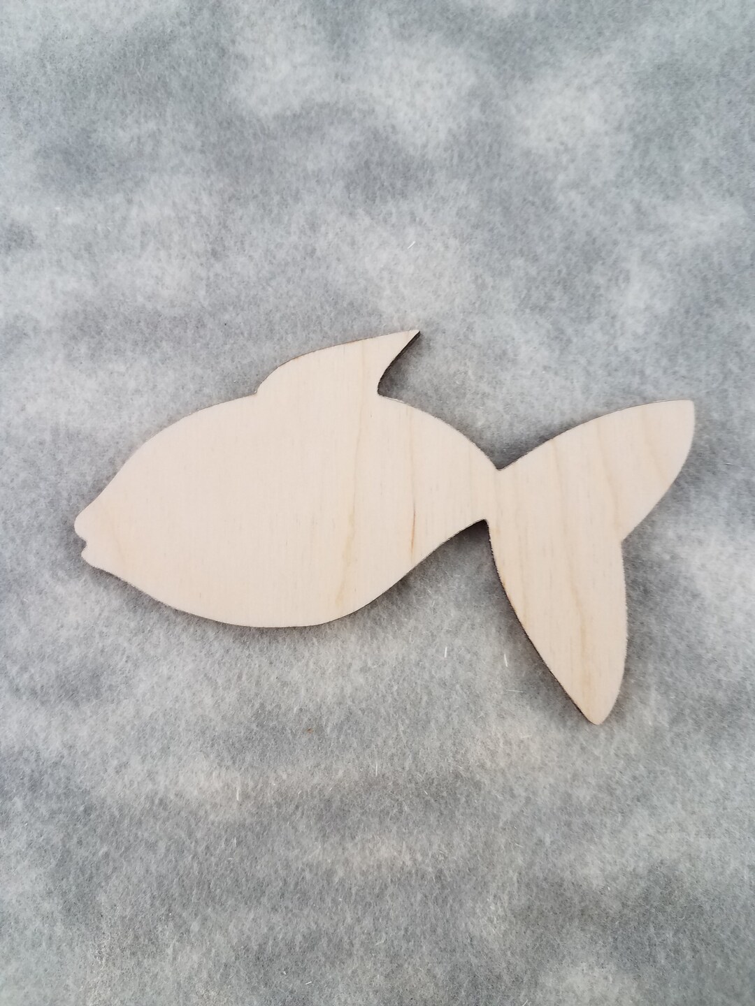 Fish Shape Laser Cut Unfinished Wooden Cutout Shape - Etsy