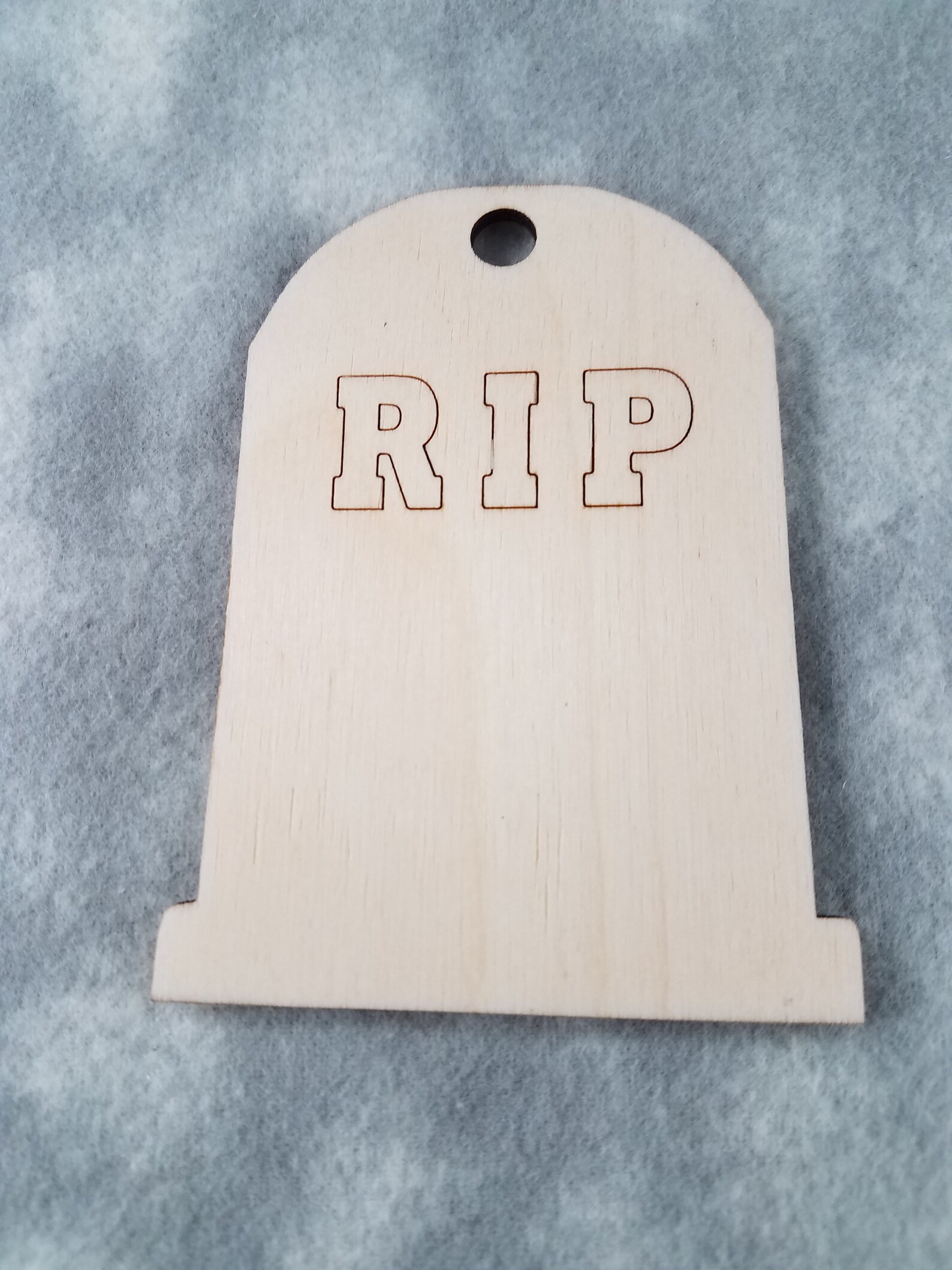 Tombstone RIP Shape Wooden Cutout. | Etsy