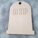 Tombstone RIP Shape Wooden Cutout. - Etsy