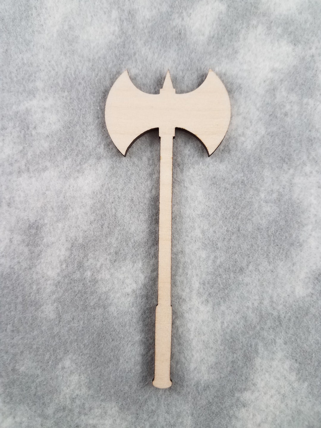 Battle Axe Shape Laser Cut Unfinished Wooden Cutout Shape - Etsy