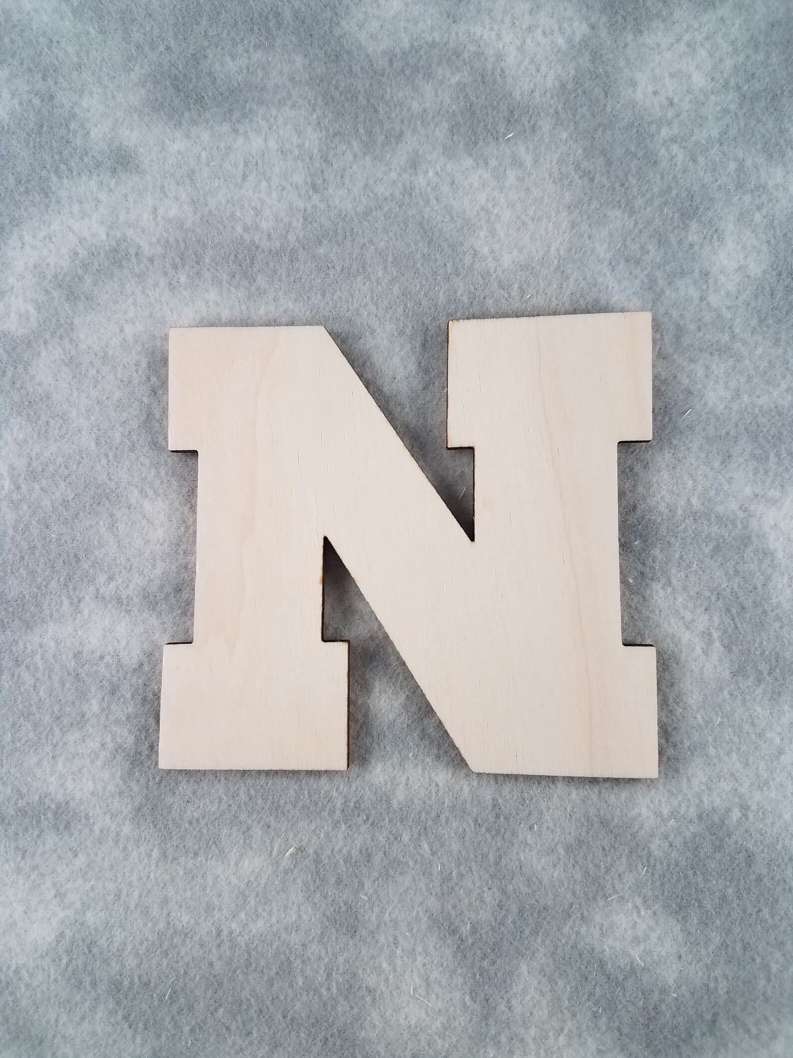 Letter N Shape Laser Cut Unfinished Wood Cutout Shape - Etsy