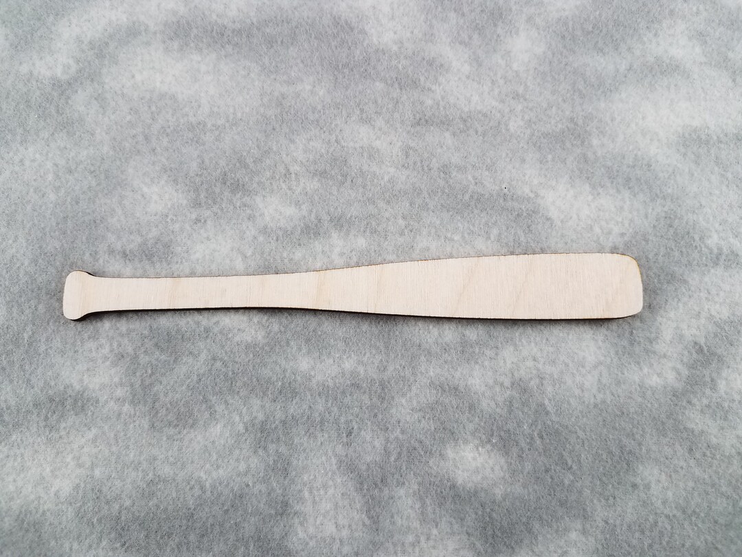 Baseball Bat Shape Laser Cut Unfinished Wooden Cutout Shape - Etsy