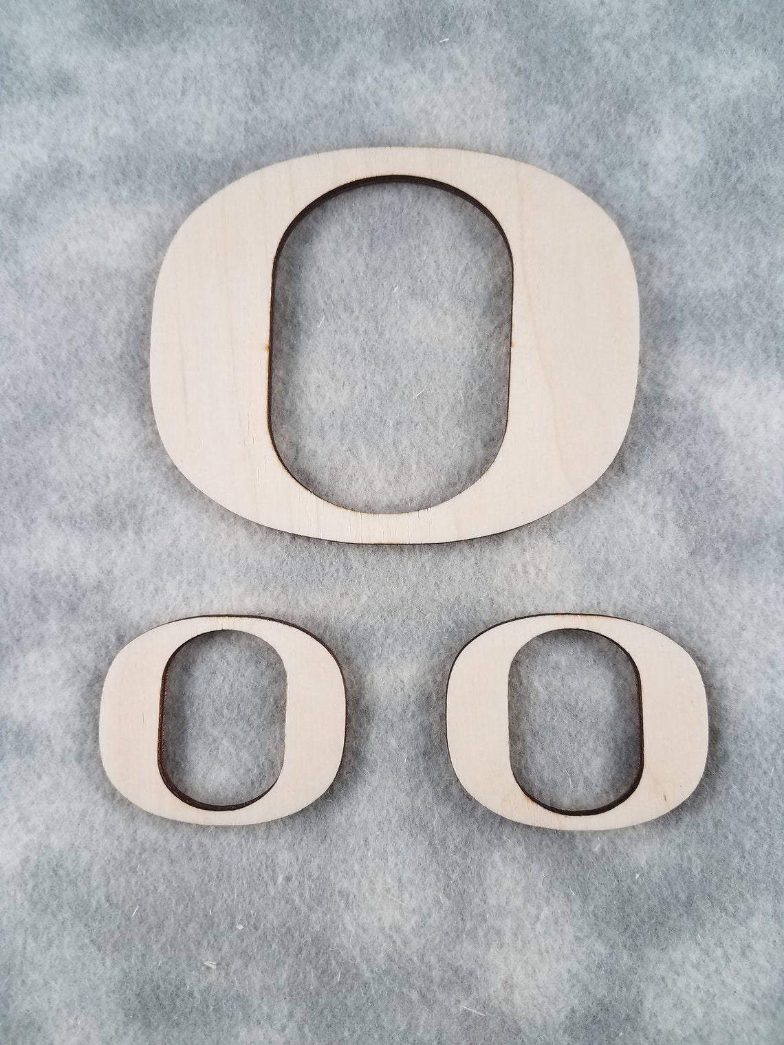 Letter O Shape Laser Cut Unfinished Wooden Cutout Shape | Etsy