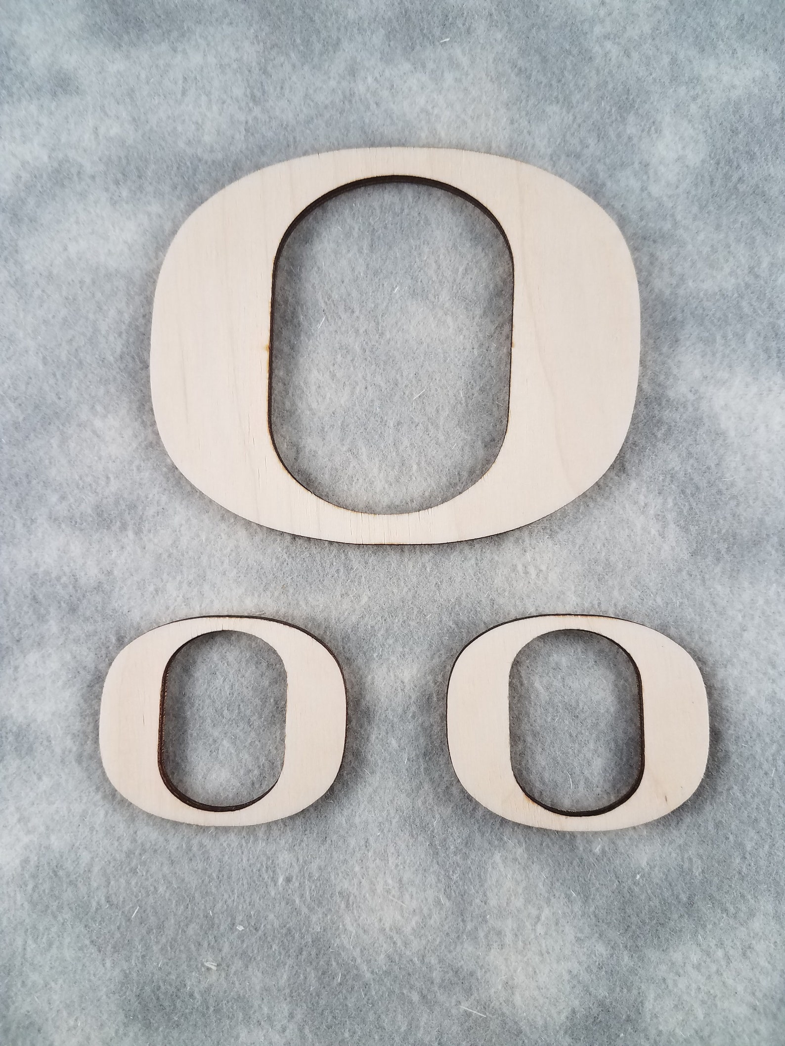 Letter O Shape Laser Cut Unfinished Wooden Cutout Shape | Etsy