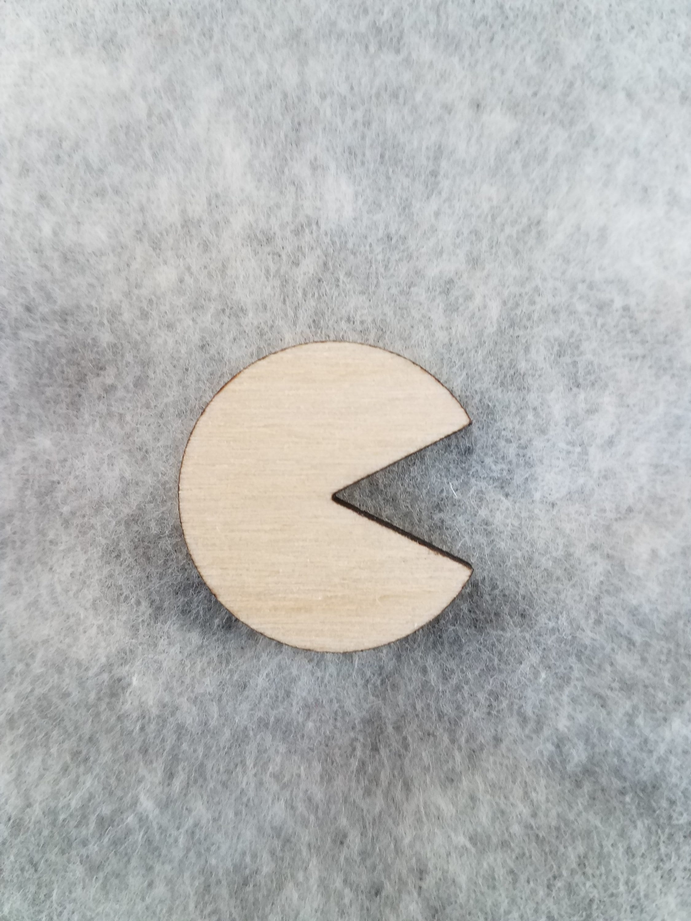 Pac Man Shape Wooden Cutout. | Etsy