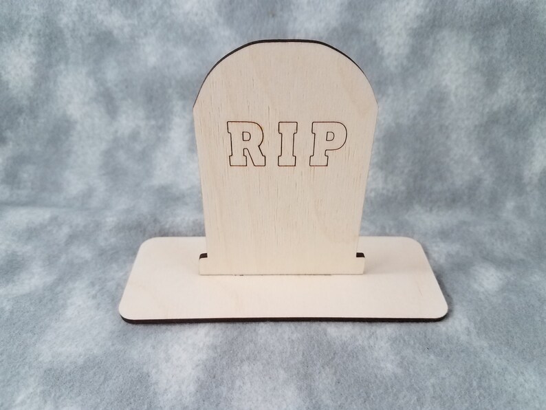 Tombstone RIP Shape Wooden Cutout. | Etsy