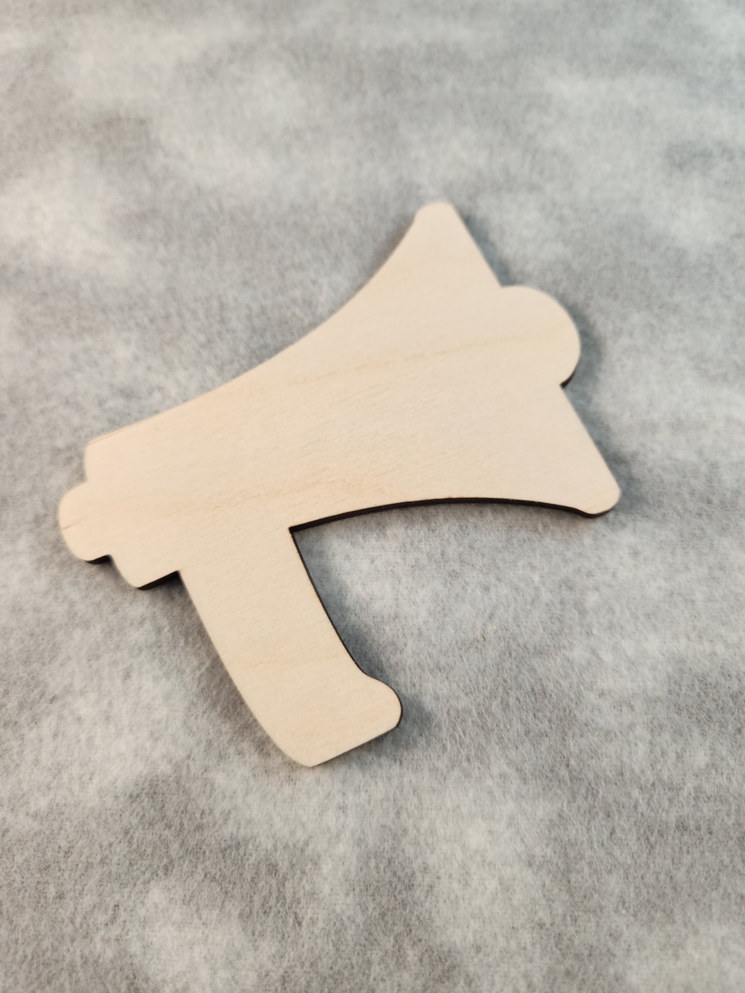 Bullhorn Megaphone Shape 1 Laser Cut Unfinished Wooden - Etsy