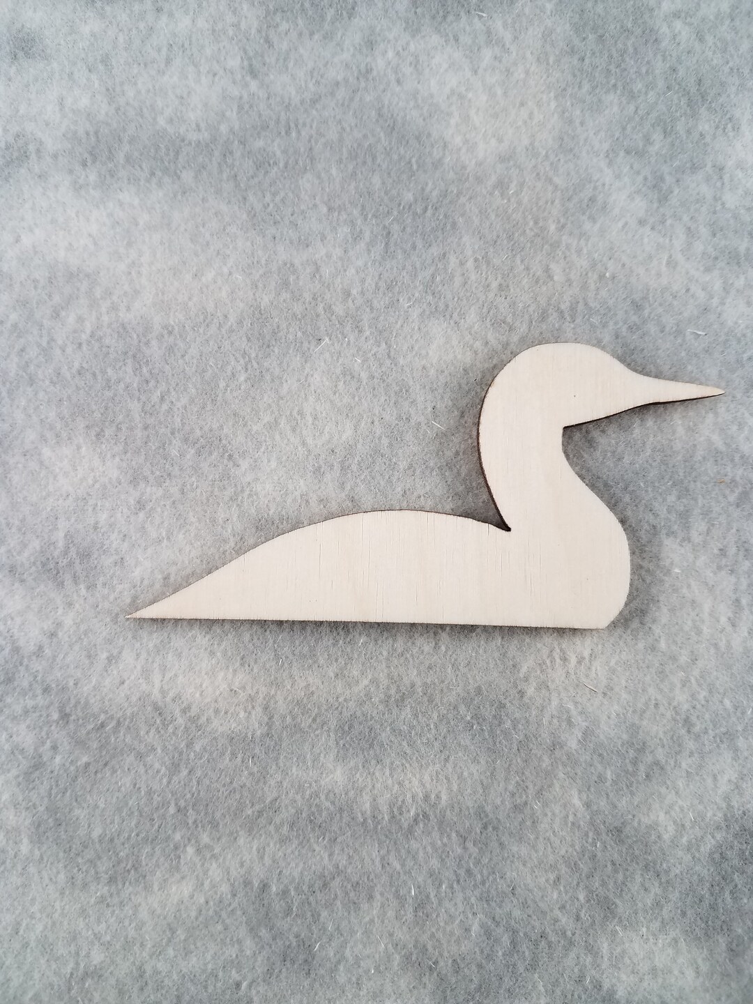 Loon Shape Laser Cut Unfinished Wood Cutout Shape - Etsy