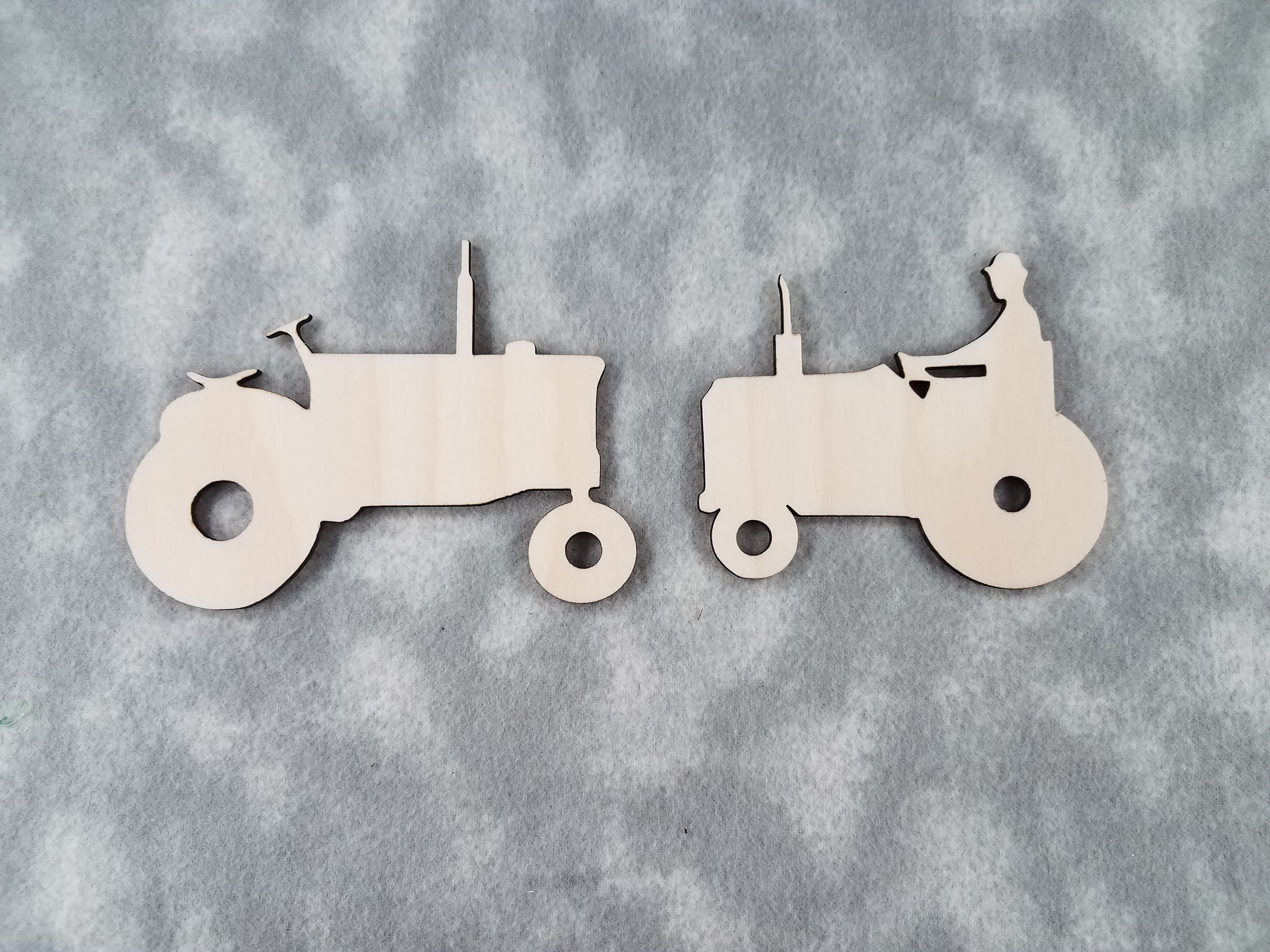 Forma de tractor agrícola Recorte de madera - Etsy España