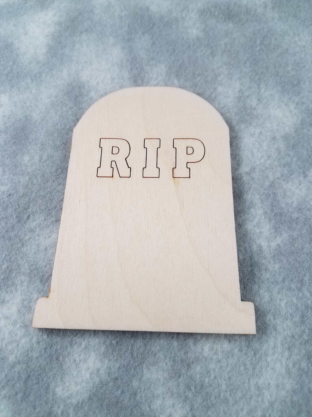 Tombstone RIP Shape Wooden Cutout. - Etsy