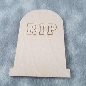Tombstone RIP Shape Wooden Cutout. - Etsy