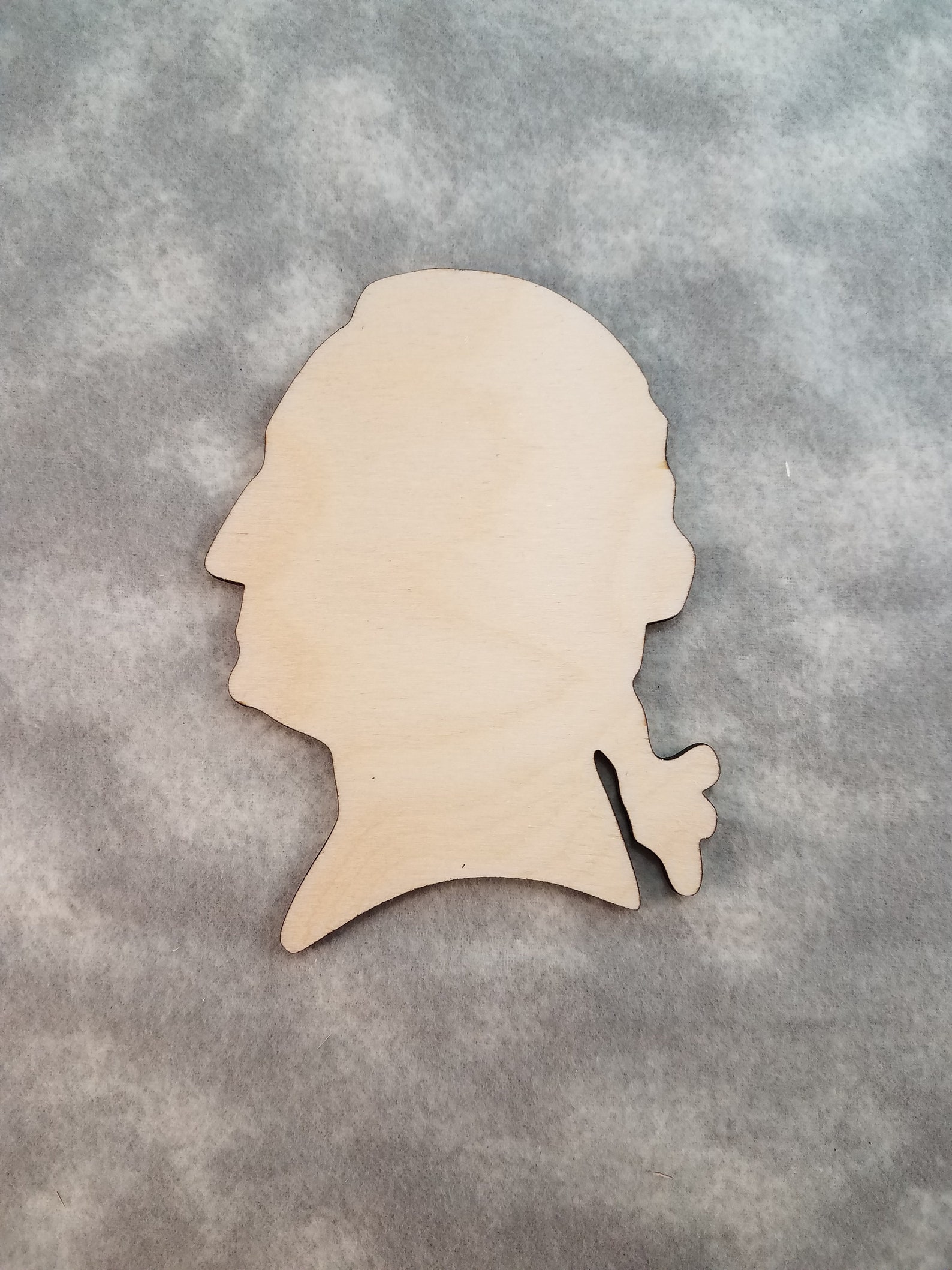George Washington Silhouette Laser Cut Unfinished Wooden - Etsy