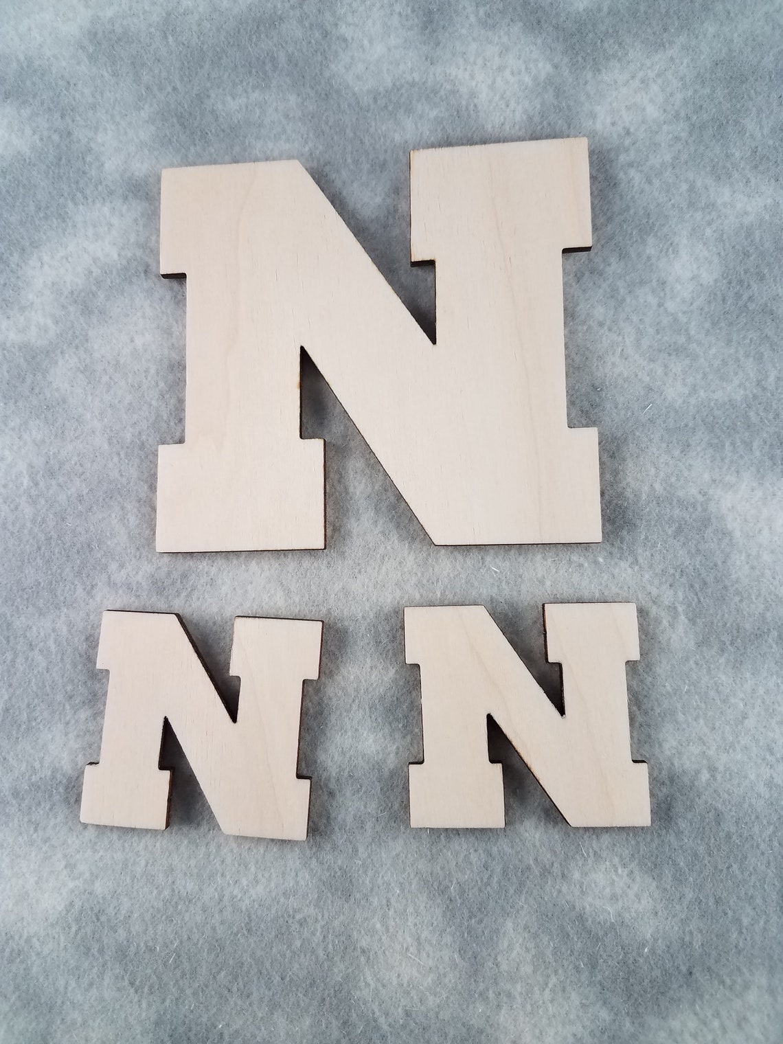 Letter N Shape Laser Cut Unfinished Wood Cutout Shape - Etsy