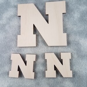 Letter N Shape Laser Cut Unfinished Wood Cutout Shape - Etsy