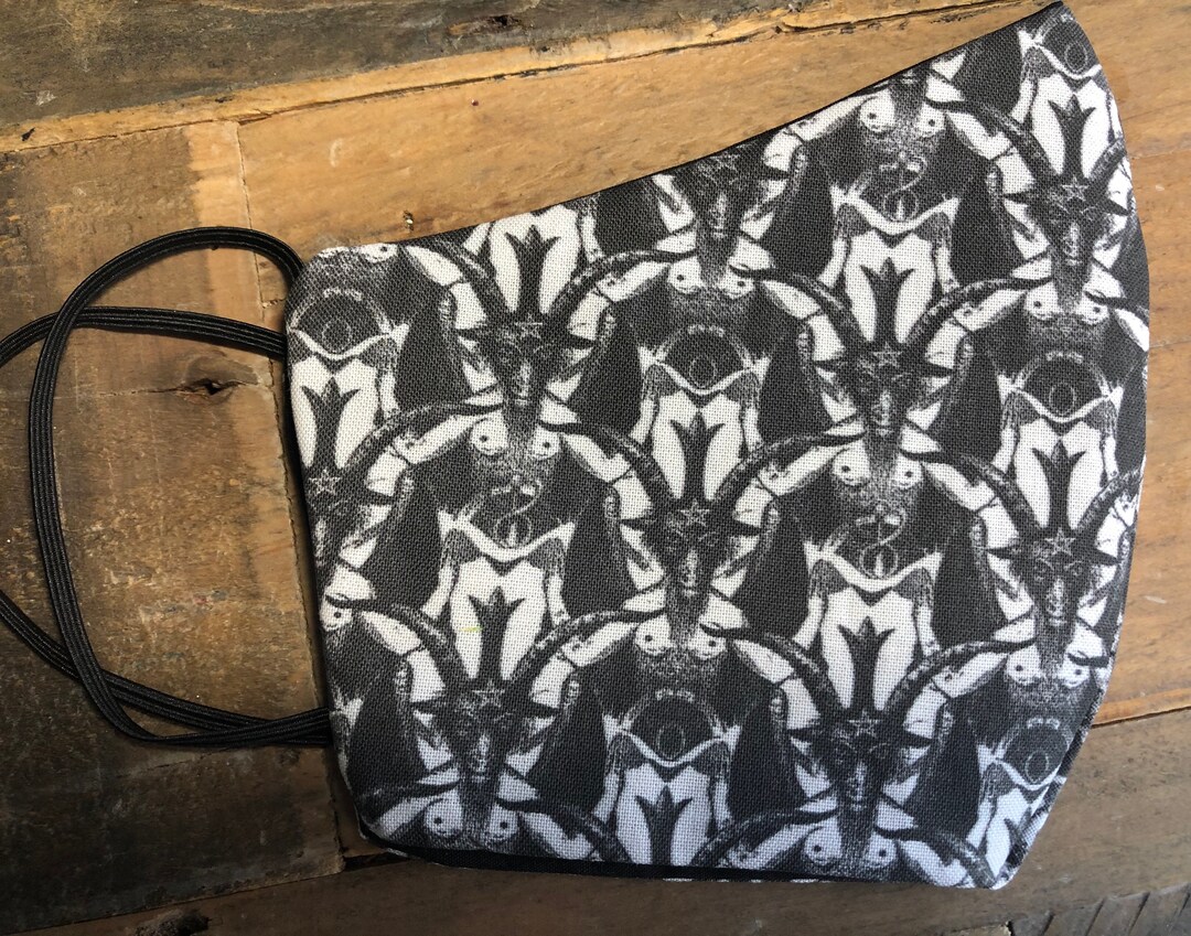 Baphomet Face Mask - Etsy