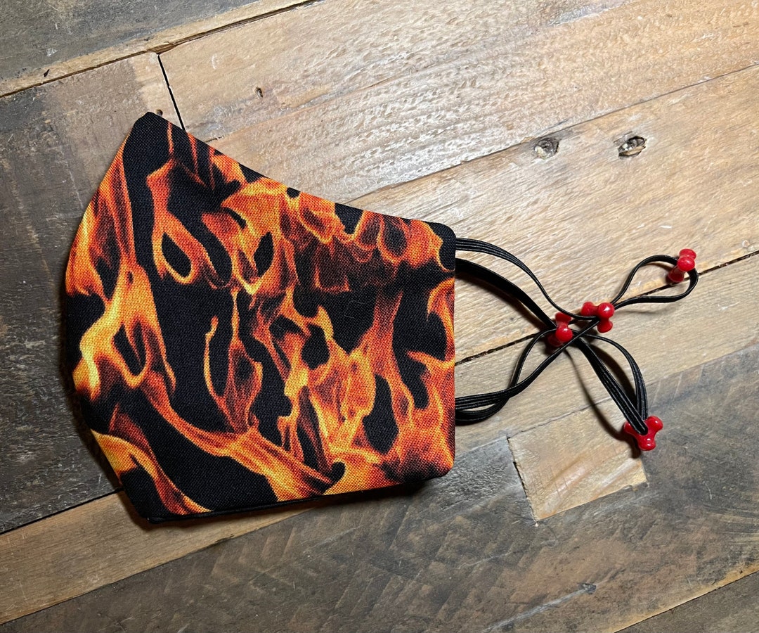 Kids Flame Face Masks - Etsy