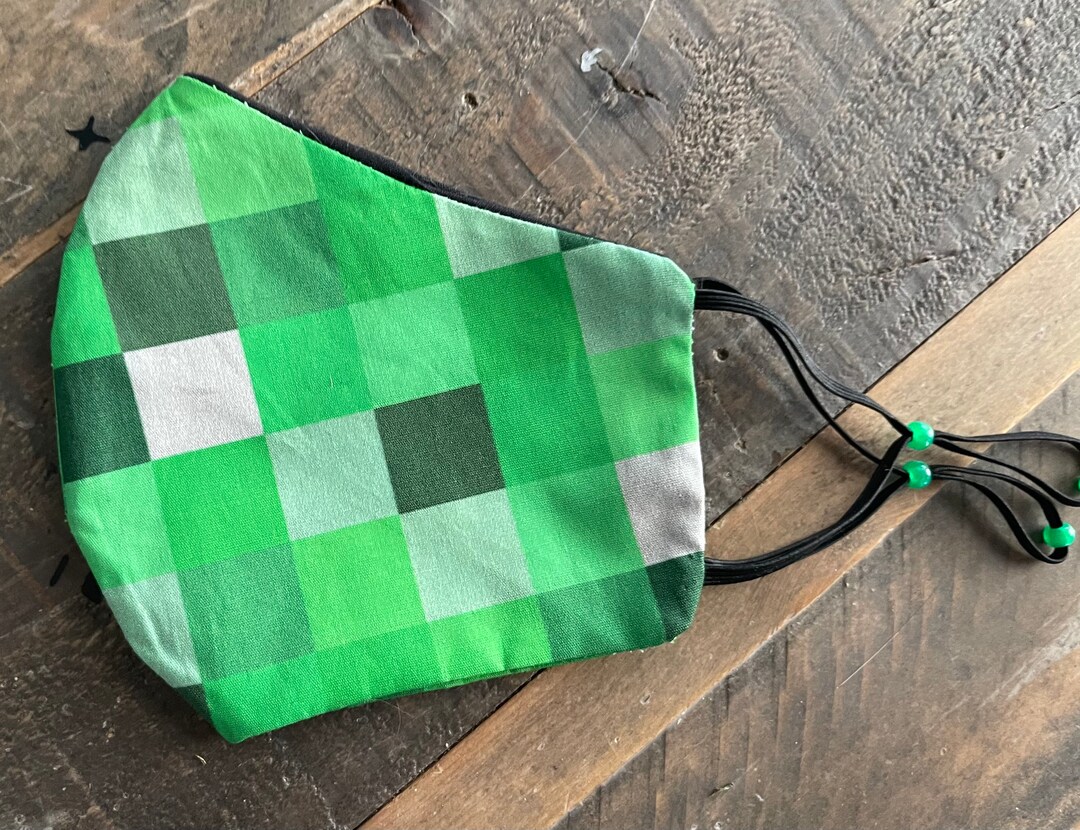 8 Bit Face Mask - Etsy