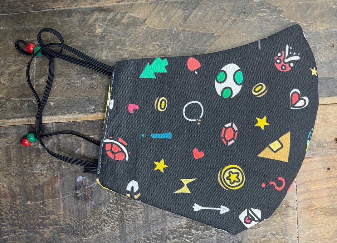 Classic Video Game Face Mask - Etsy