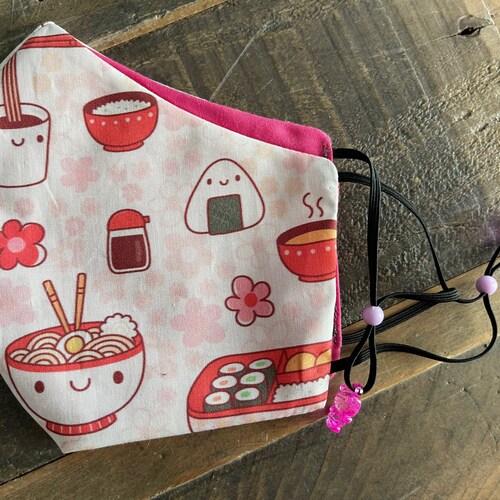 Handmade 3D Kawaii Face Mask/ Cloth Mask/ Fabric Mask W/ - Etsy