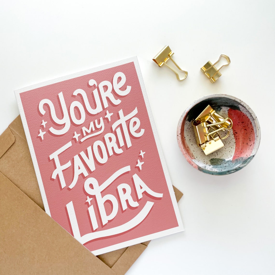 Libra Zodiac Card Greeting Card You're My Favorite - Etsy