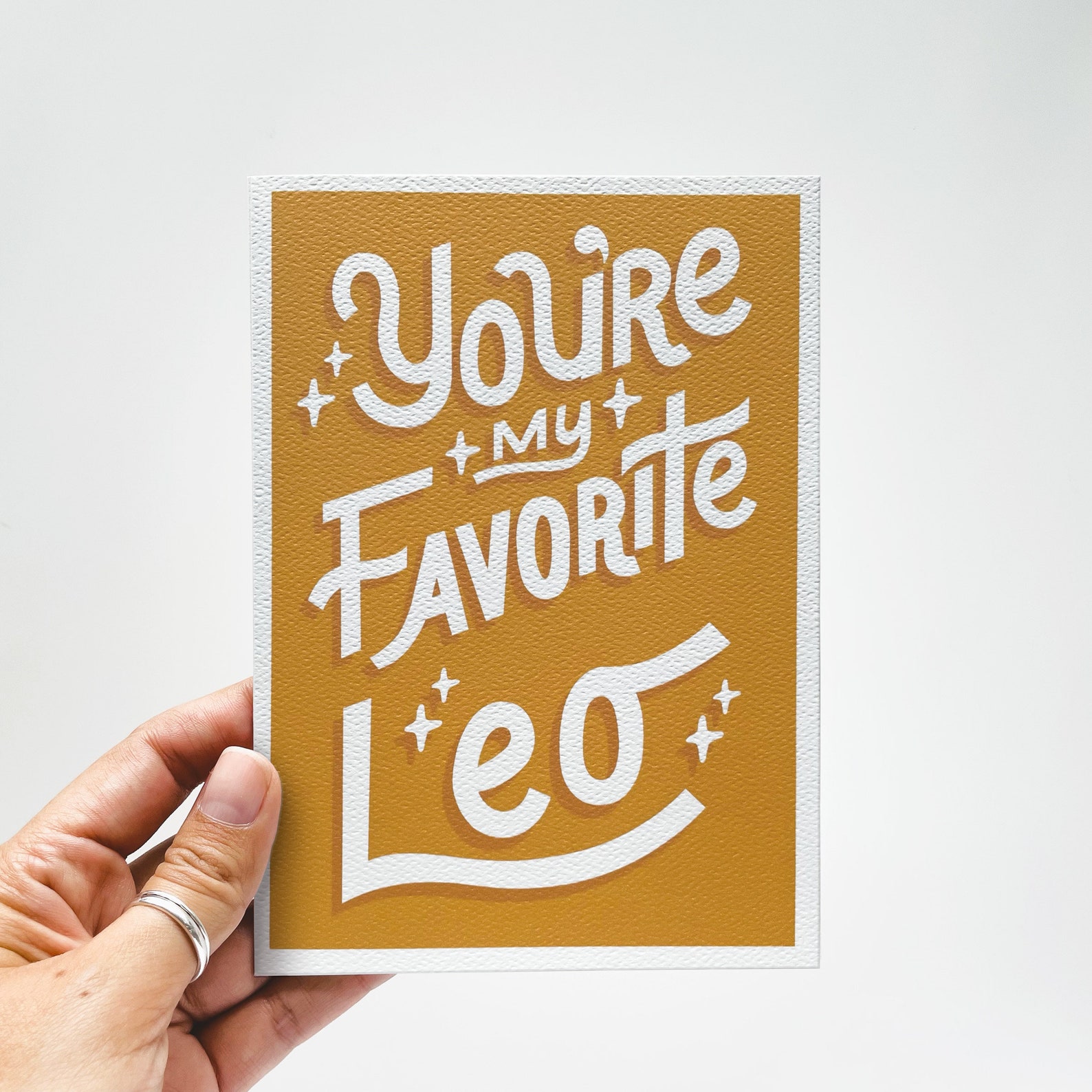 Leo Zodiac Card Greeting Card You're My Favorite Leo - Etsy
