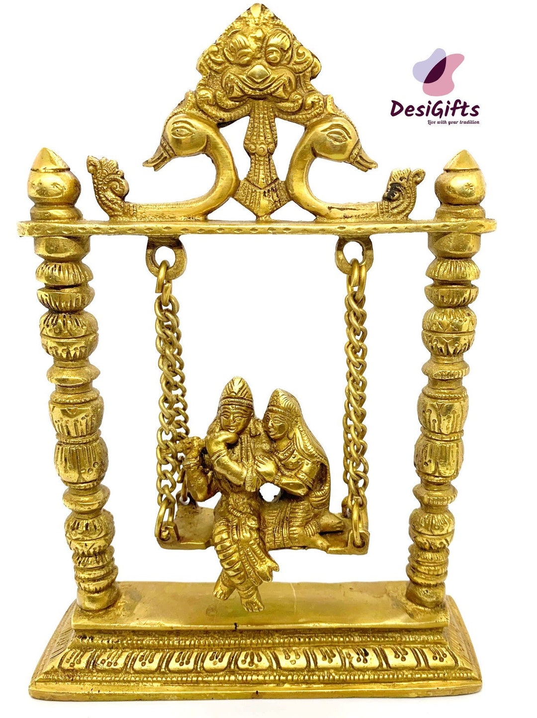 10" Radha Krishna Swing Set, RKSB#889 - Etsy