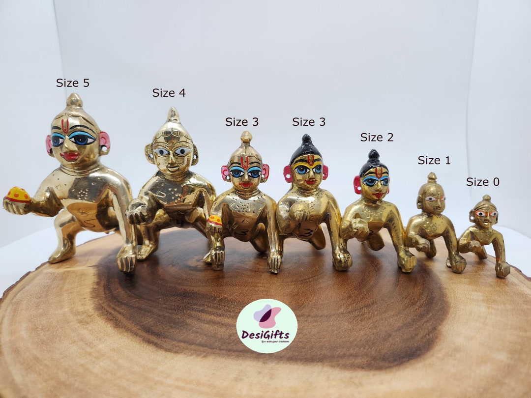 Laddu Gopal Ji Idol for Home Temple/little Baby Krishna Idol, RKF-1050 ...