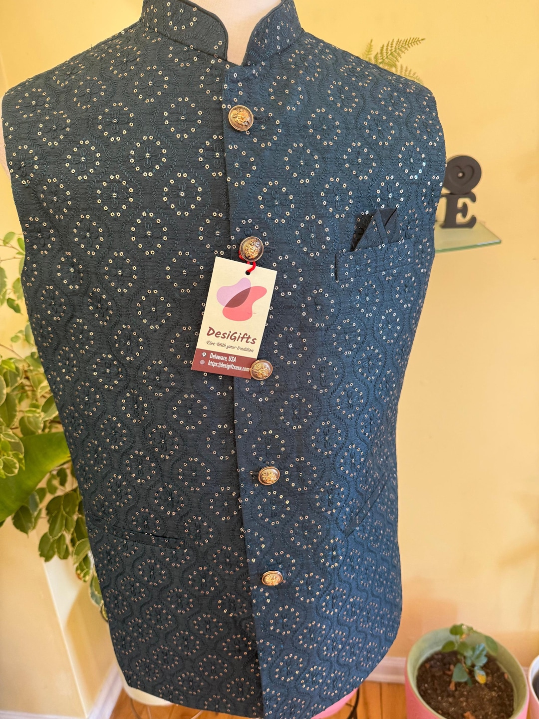 Comfortable Jacket / Waistcoat / Sadri for Man With Intricate ...