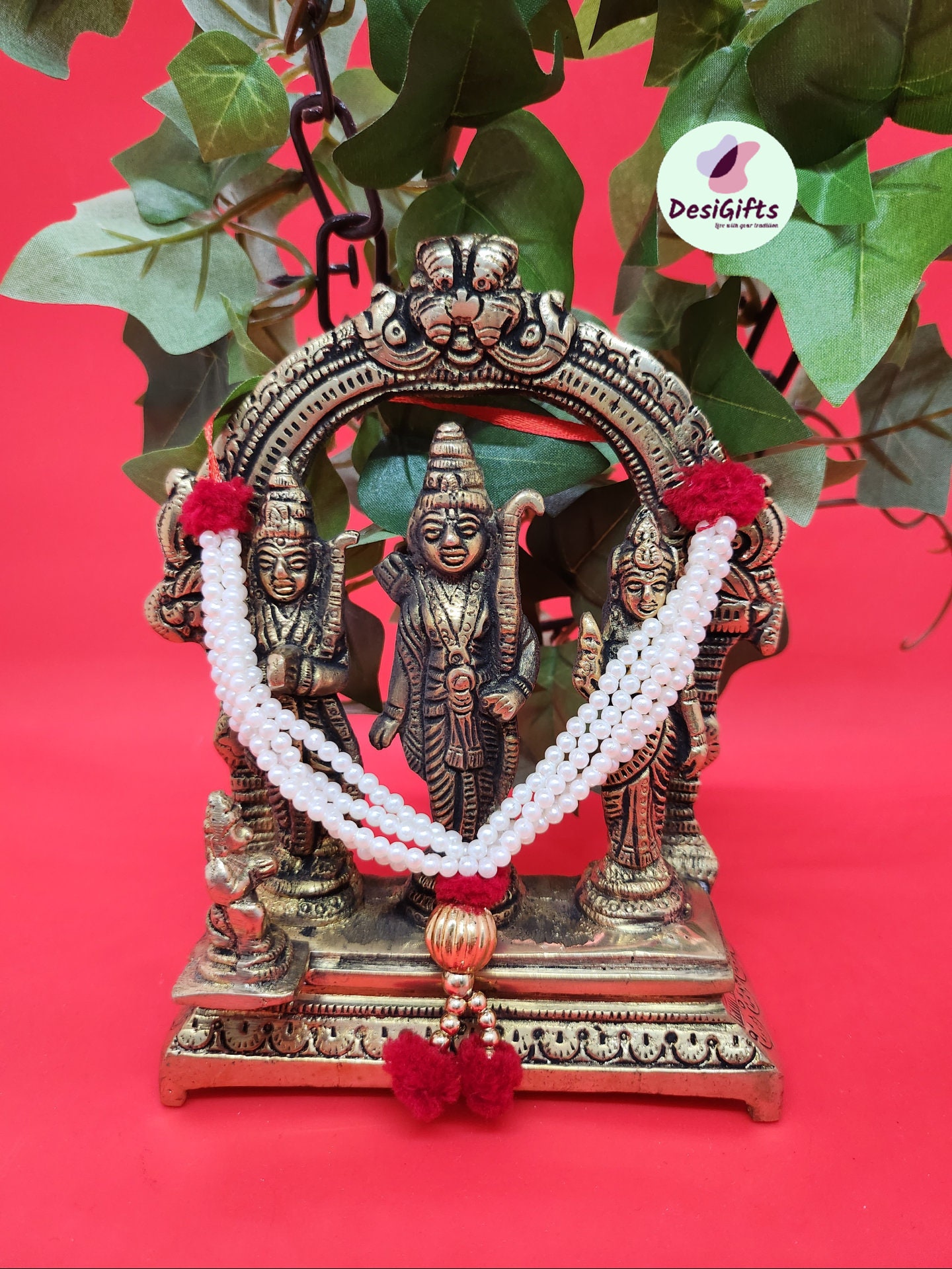 6.5 Inch Shri Ram Darbar in Brass Antique Finish, RDM 1048 - Etsy