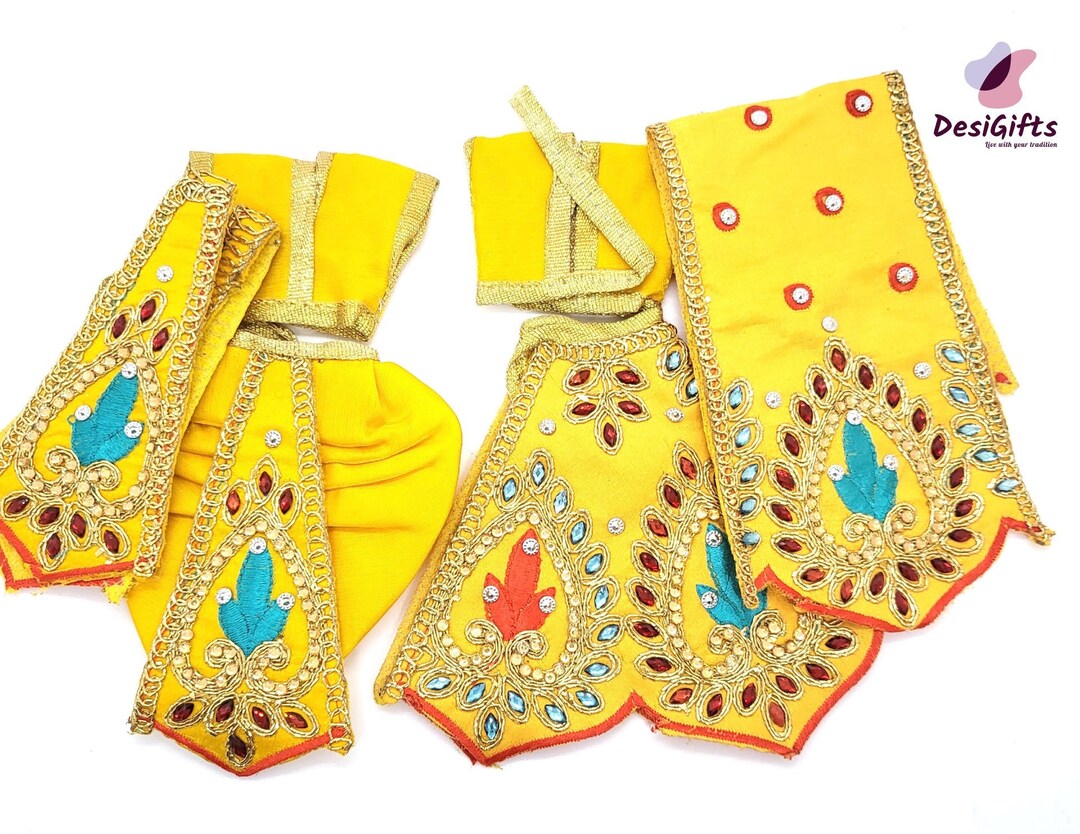 Exclusive Radha Krishna Dress Set, RKF#682 - Etsy