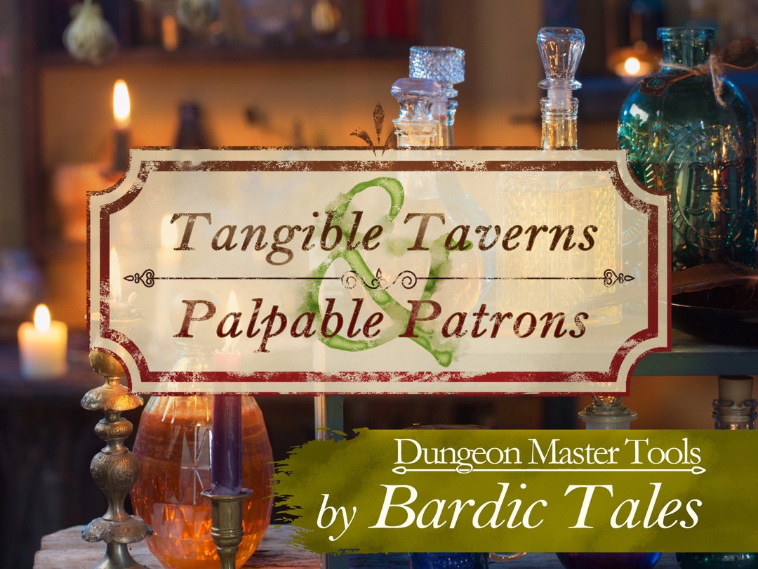 Tangible Taverns & Palpable Patrons - Etsy
