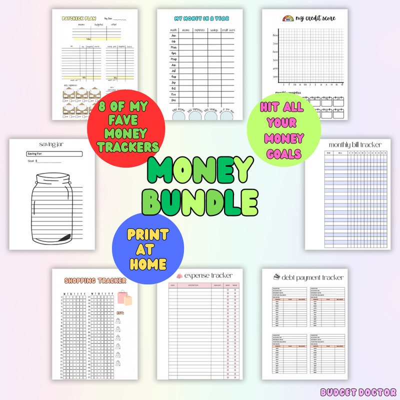 Budget Wallet - Etsy