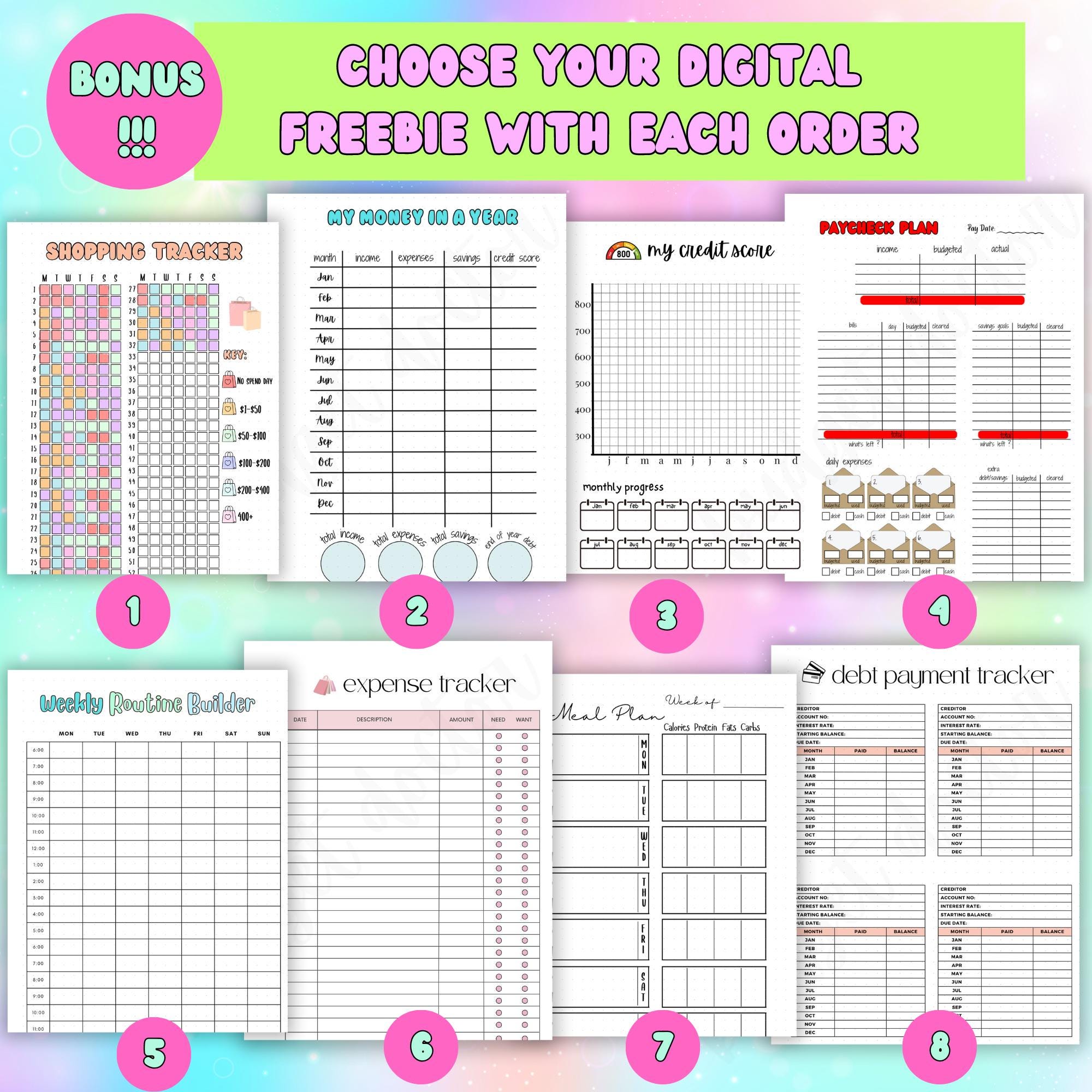 Custom Premade, Bullet Journal 2024, Starter Kit, Dot Grid Journal ...