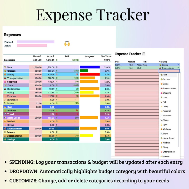 Monthly Budget Spreadsheet Paycheck Budget Spreadsheet Business ...