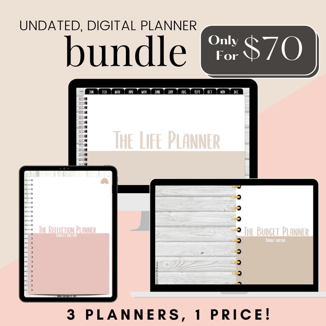 Digital Planner BUNDLE Goodnotes Ipad Planner Budget | Etsy
